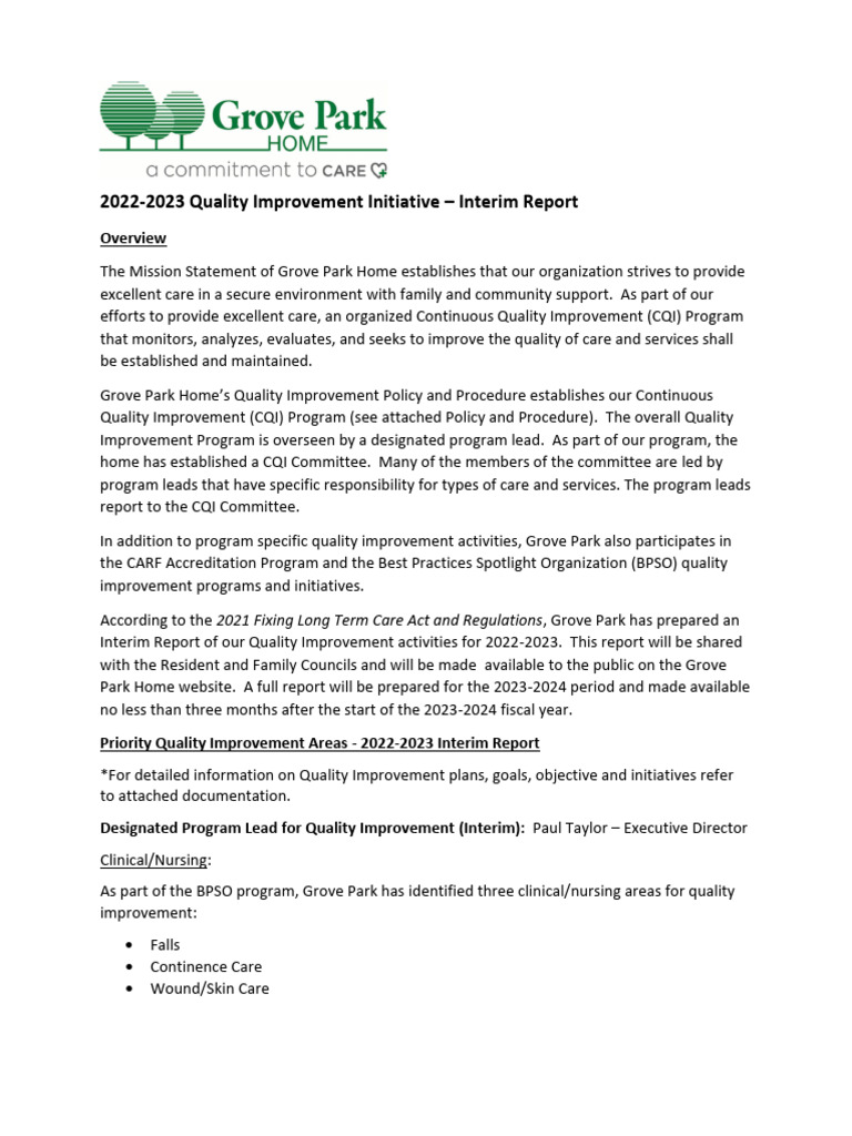 2022-2023-Quality-Improvement-Initiative-Interim-Report | PDF 2022-2023-Quality-Improvement-Initiative-Interim-Report | PDF