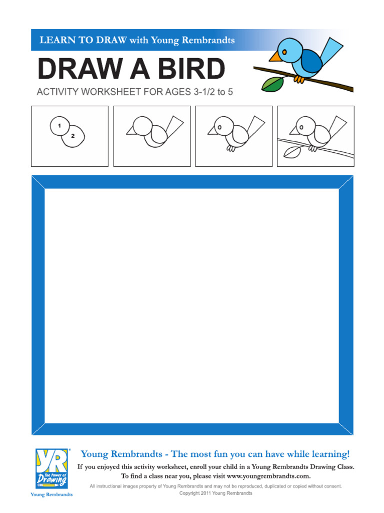 How To Draw A Bird | PDF