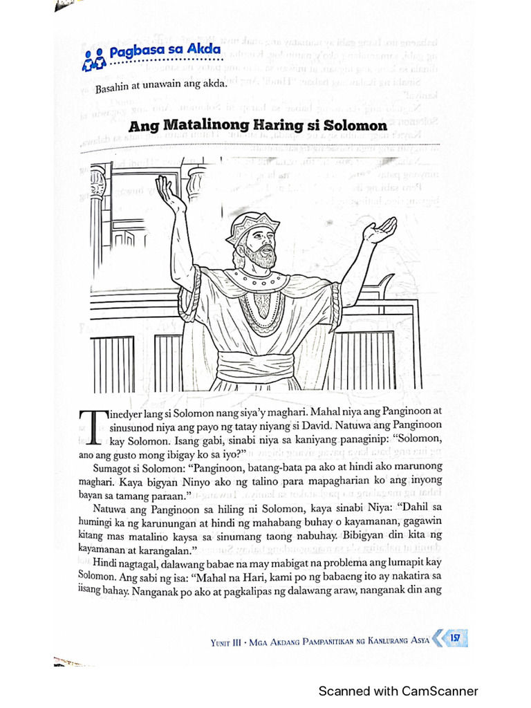 Ang Matalinong Haring Si Solomon | PDF