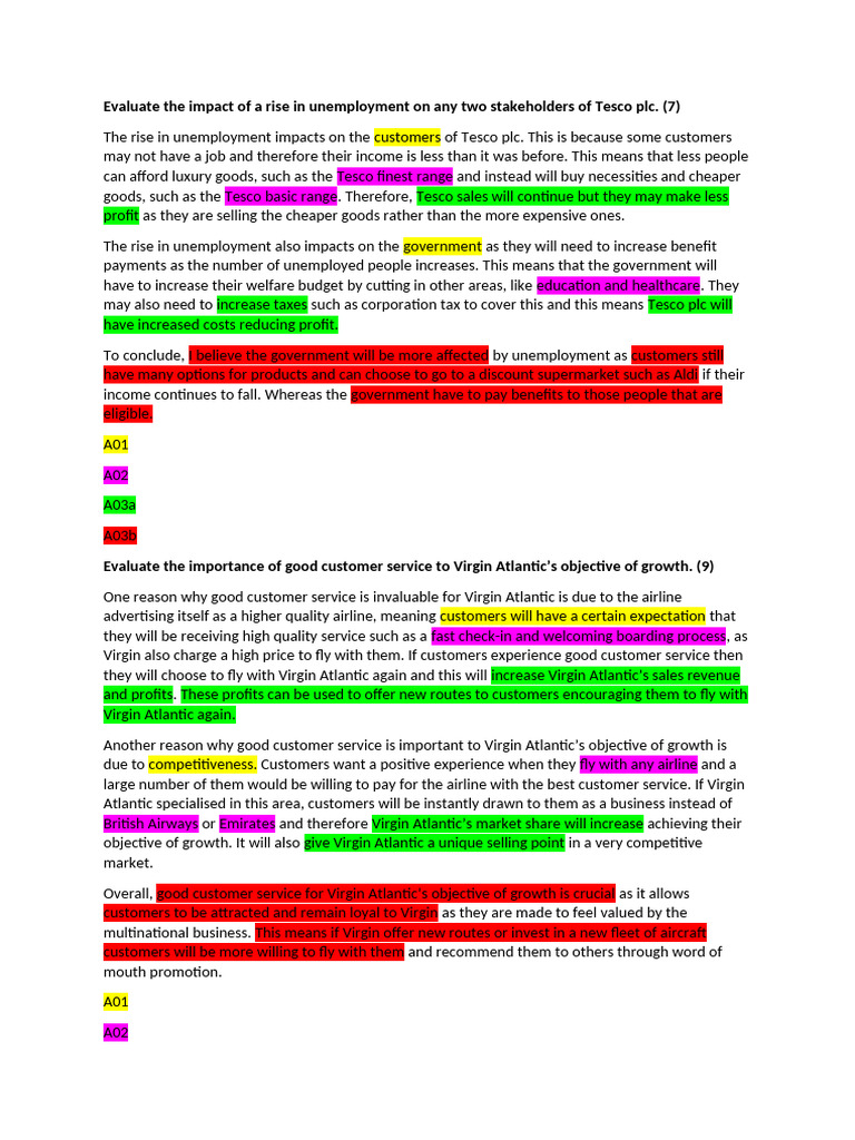 Unit 2 Mock Exemplars NPR | PDF