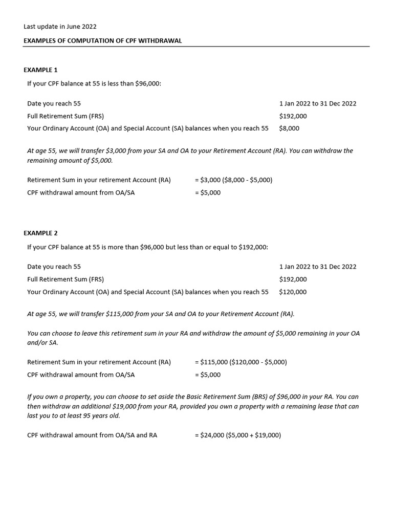 Examples On Computation of CPF Withdrawal Jun22.pdf - Safe | PDF ...