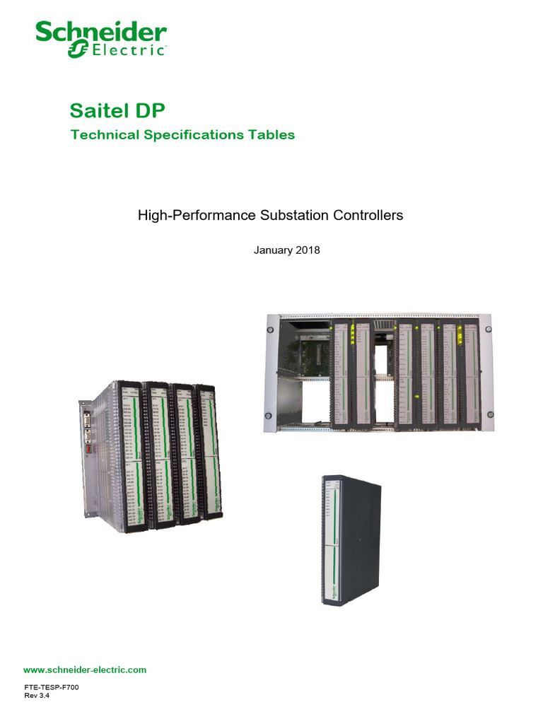 Technical Specifications Saitel DP-En-Rev3.5 | PDF
