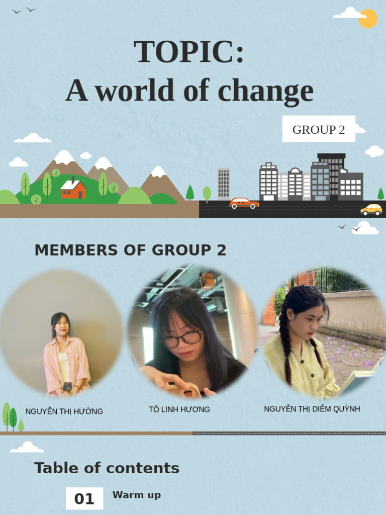 A World of Change - GROUP 2 | PDF