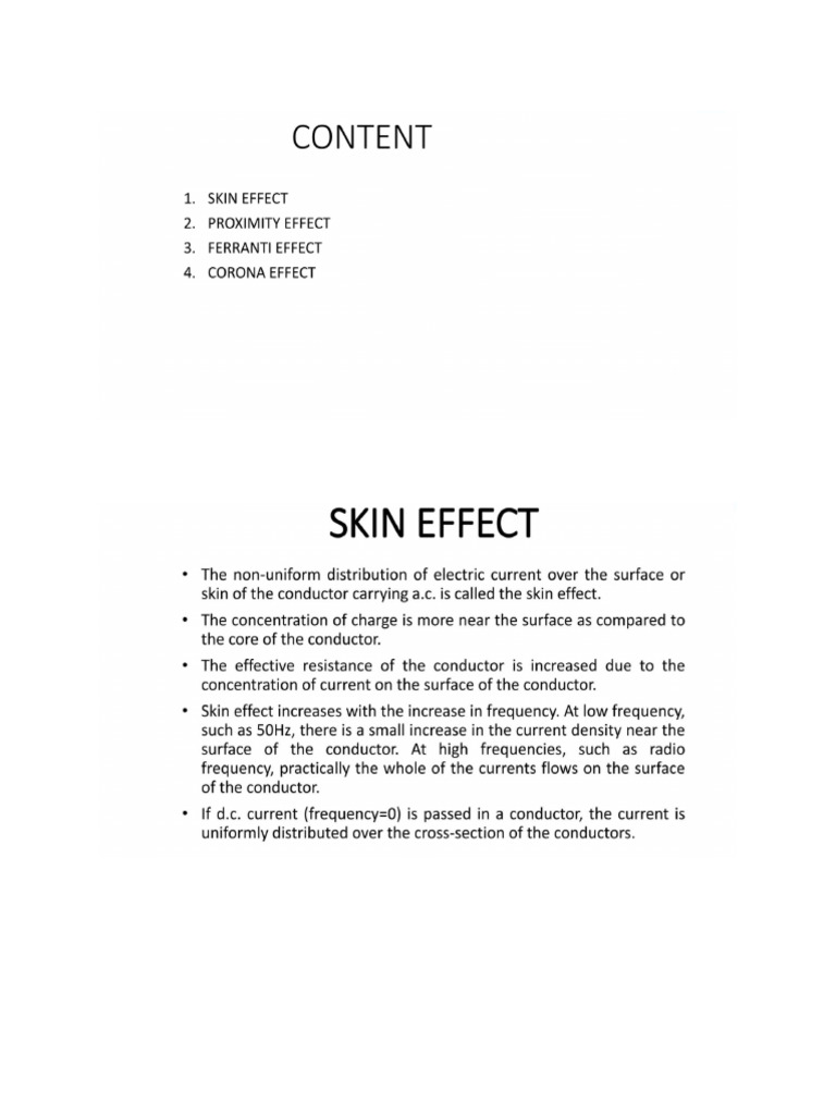 Skin Effect | PDF