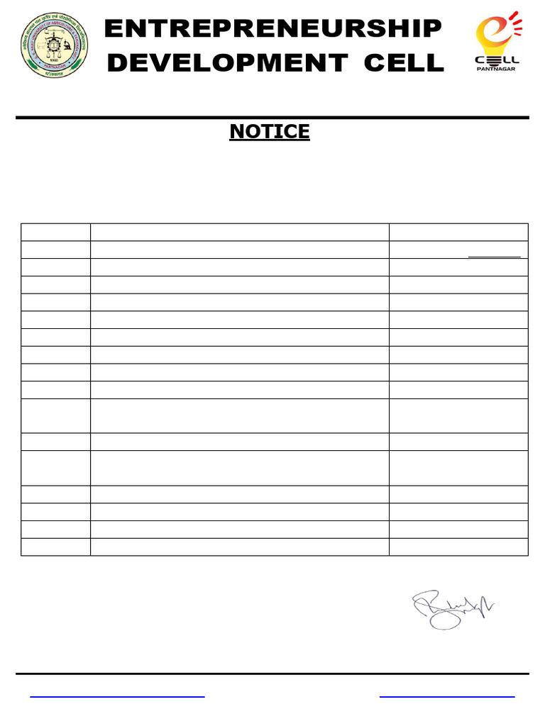 E-CELL Office Bearers 2024-25 | PDF