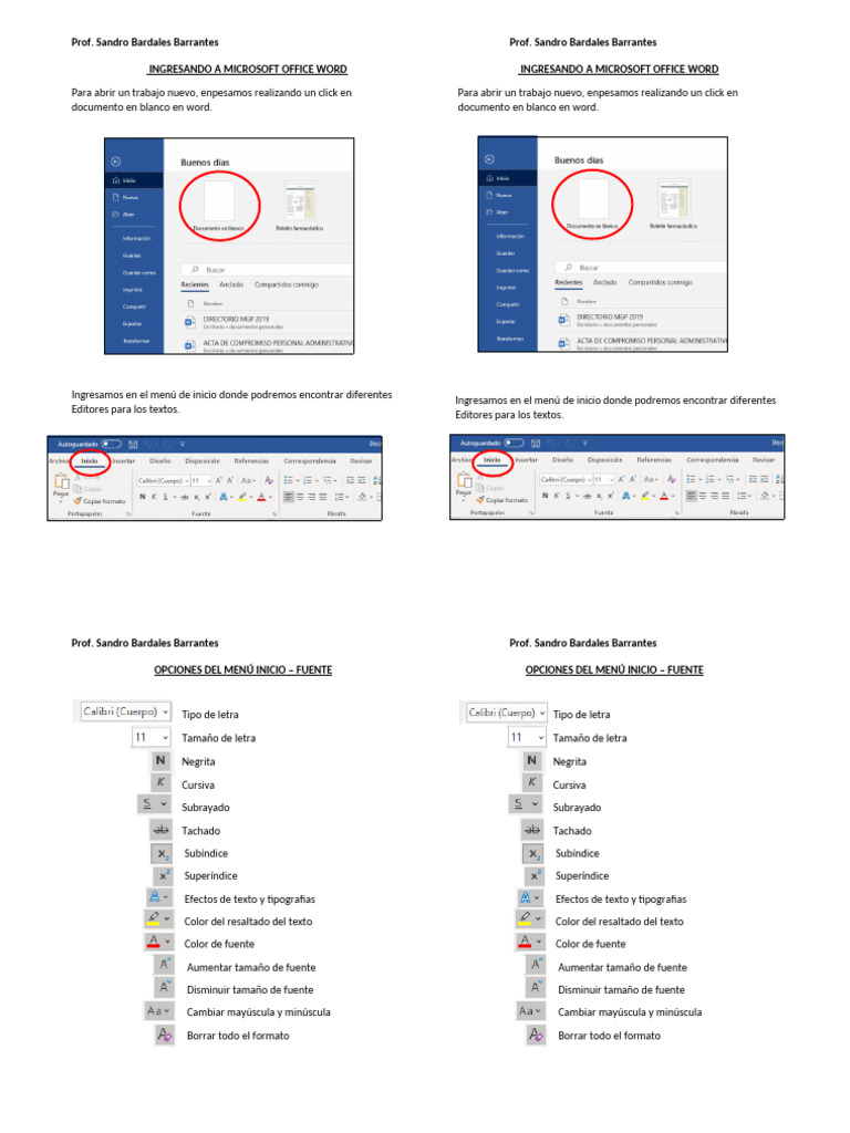 Ingresando A Microsoft Office Word | PDF