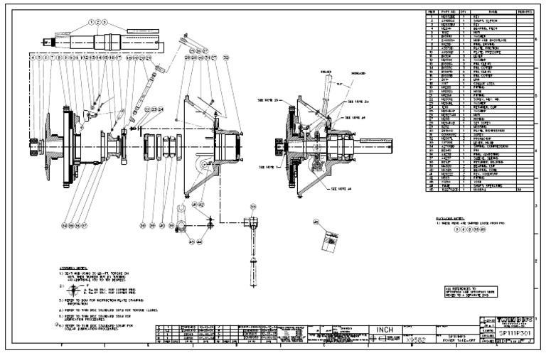 Twin Disc Sp111p301-1 | PDF