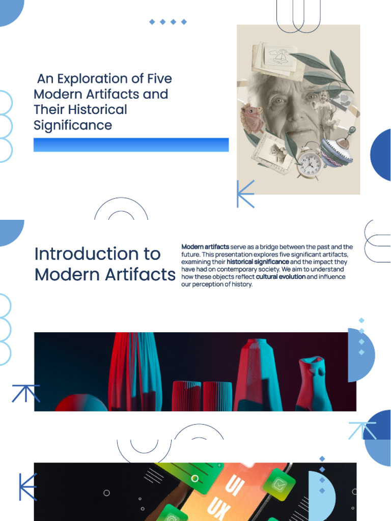 Slidesgo Anticipating Tomorrow An Exploration of Five Modern Artifacts ...