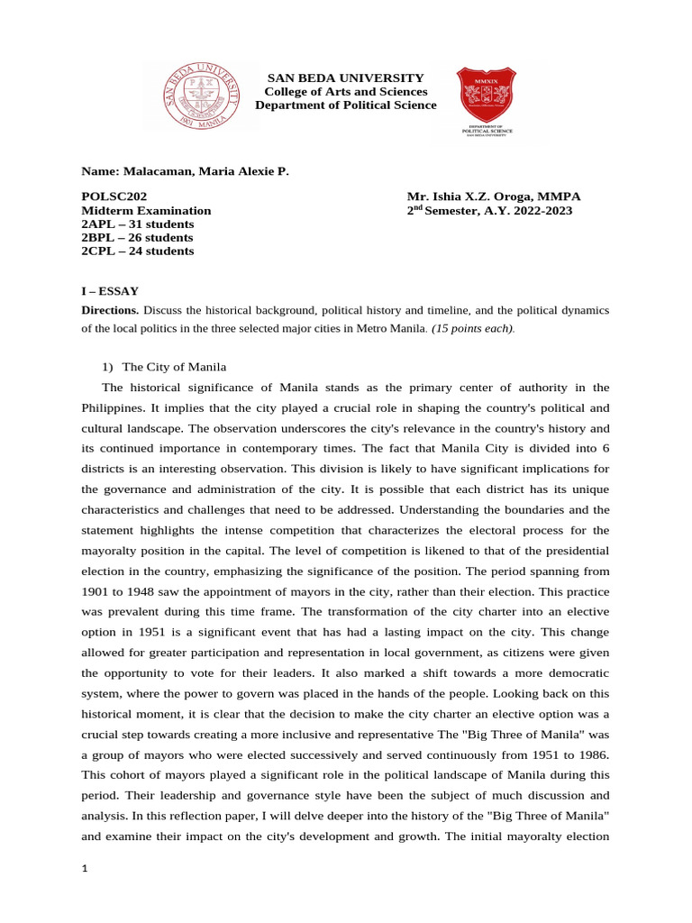 Finals 202 Malacaman | PDF
