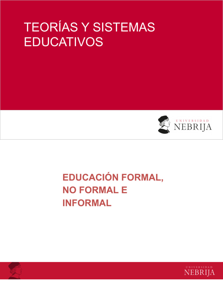 1.2 Educación Formal, No Formal e Informal | PDF