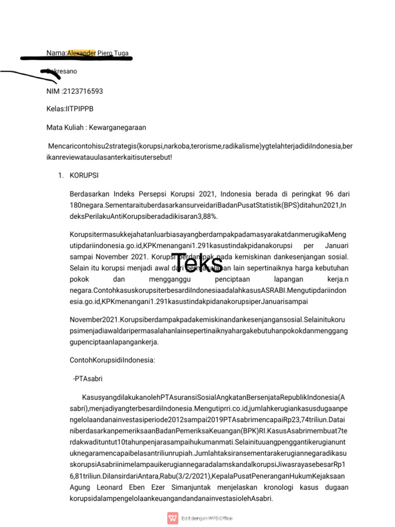 Alexander Piero Tuga Dekresano 2 | PDF