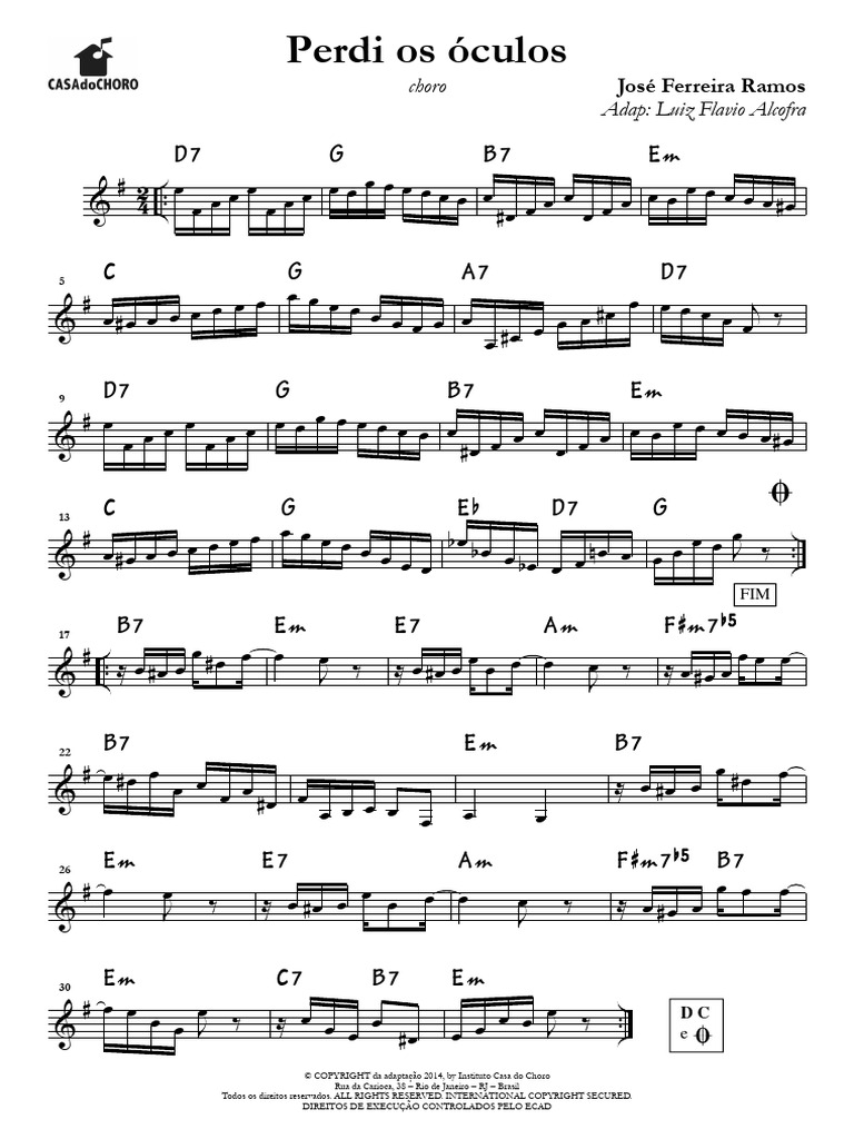 Perdi Os Óculos | PDF