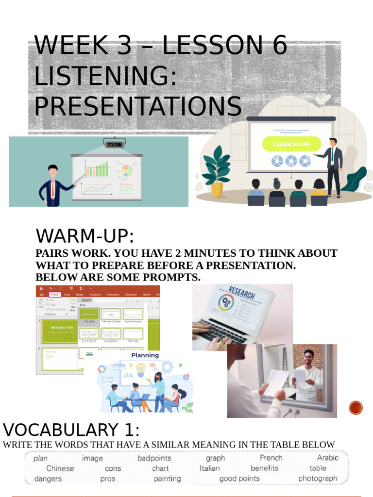 Week 3 - Lesson 6 | PDF