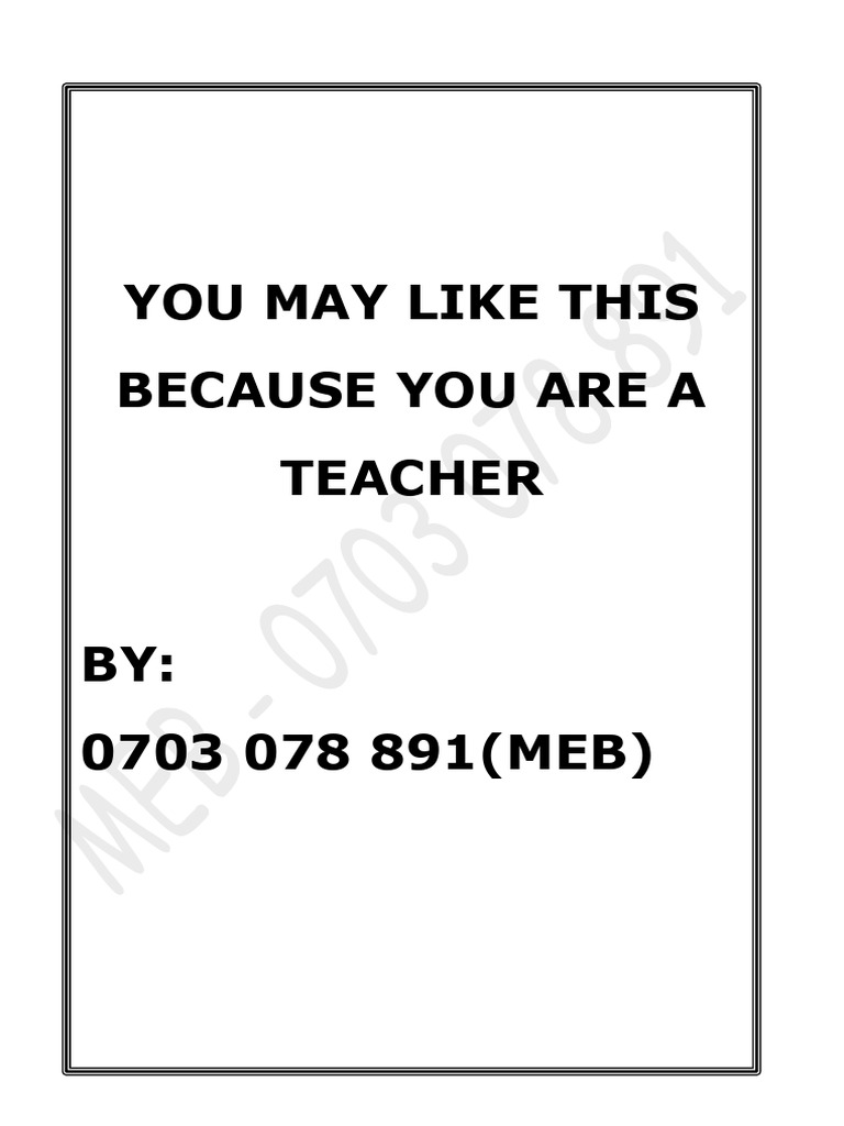PLE Mathematics - SOLUTION Marking Guide | PDF