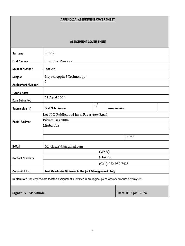 PAT Assessment 2 | PDF