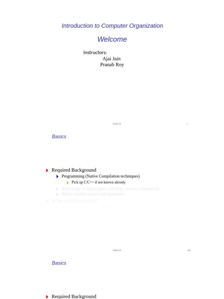 Lecture 1 Welcome | PDF