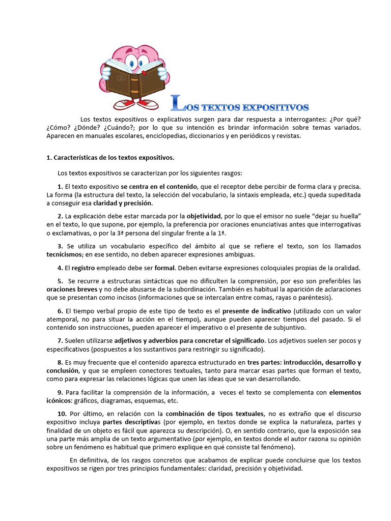 Los Textos Explicativos | PDF