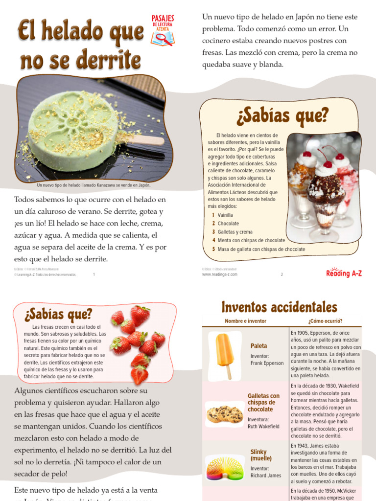 Helado Japonés que No Se Derrite | PDF | Helado | Caramelo