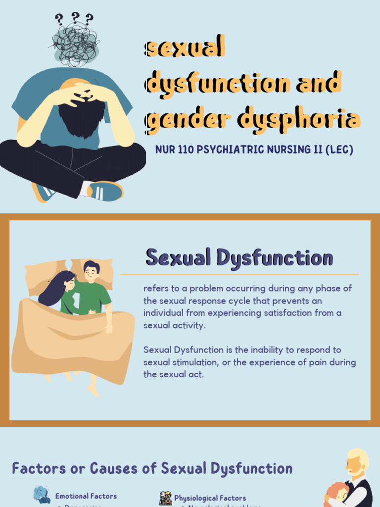Gender Dysphoria and Sexual Dys. | PDF