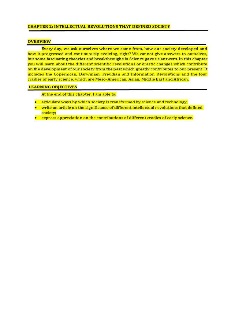 STS E Module Chapter 2 | PDF