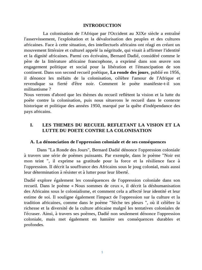 INTRODUCTION Ronde | PDF