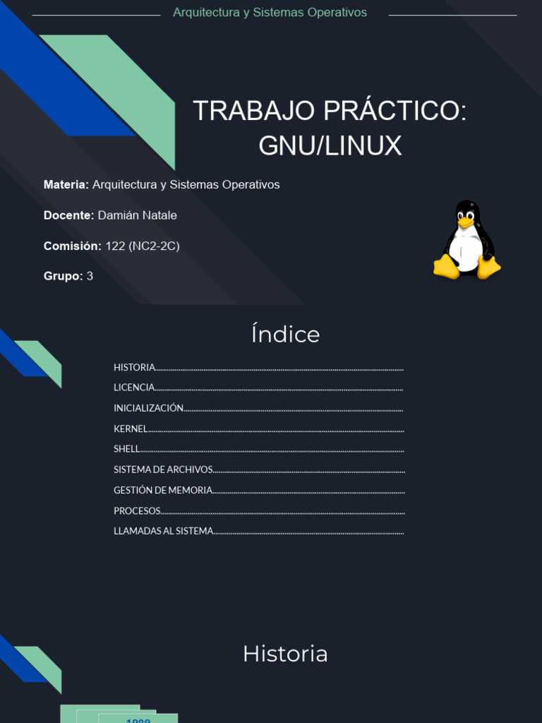 PRESENTACION LINUX | PDF