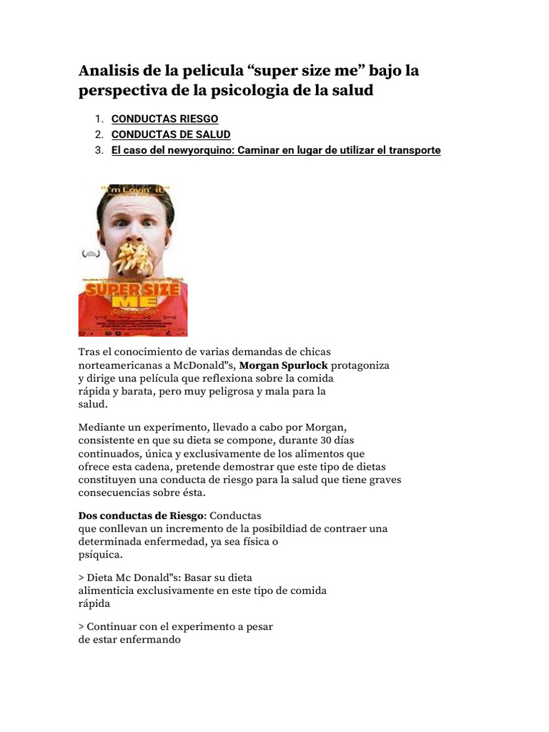 Analisis de La Pelicula | PDF
