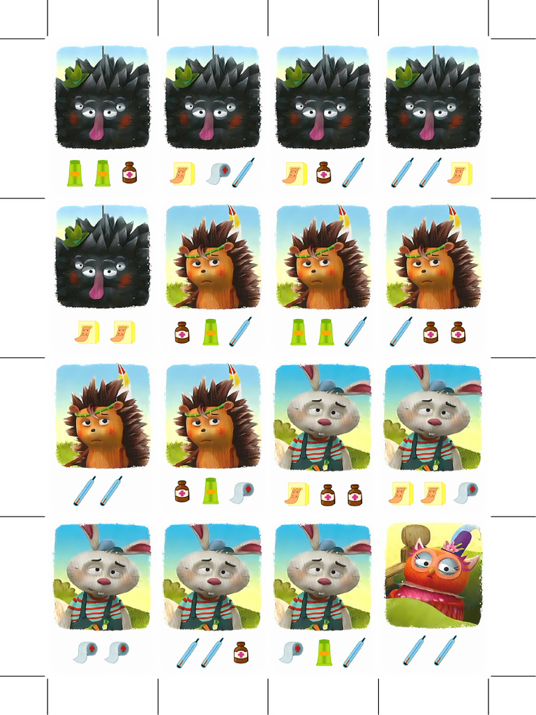 Little Fox - Animal Doctor - Cards | PDF