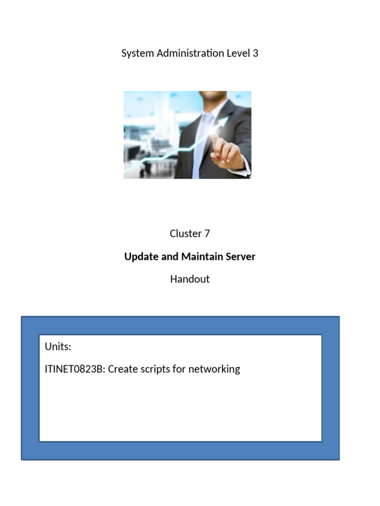 Scripting Handout - System Administration Level 3 | PDF