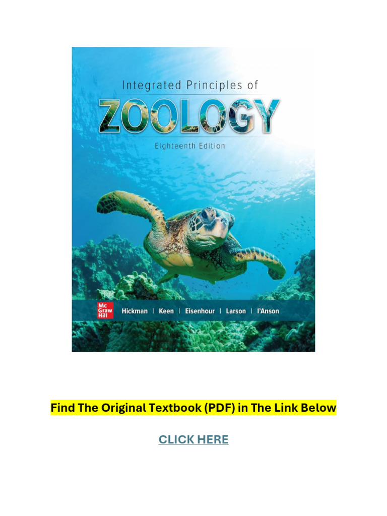 Laboratory Studies in Integrated Principles of Zoology 18th Edition ...