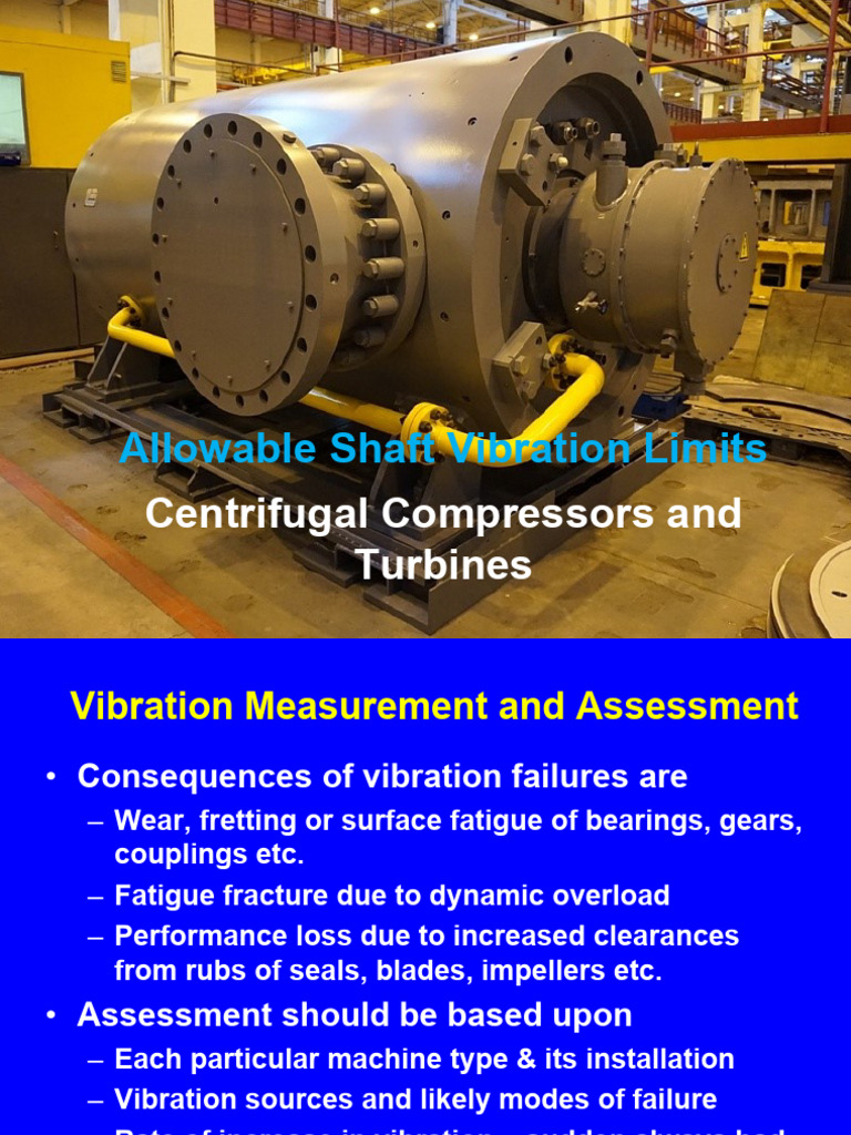 Turbomachinery Shaft Vibration Limits How To Set Optimum | PDF