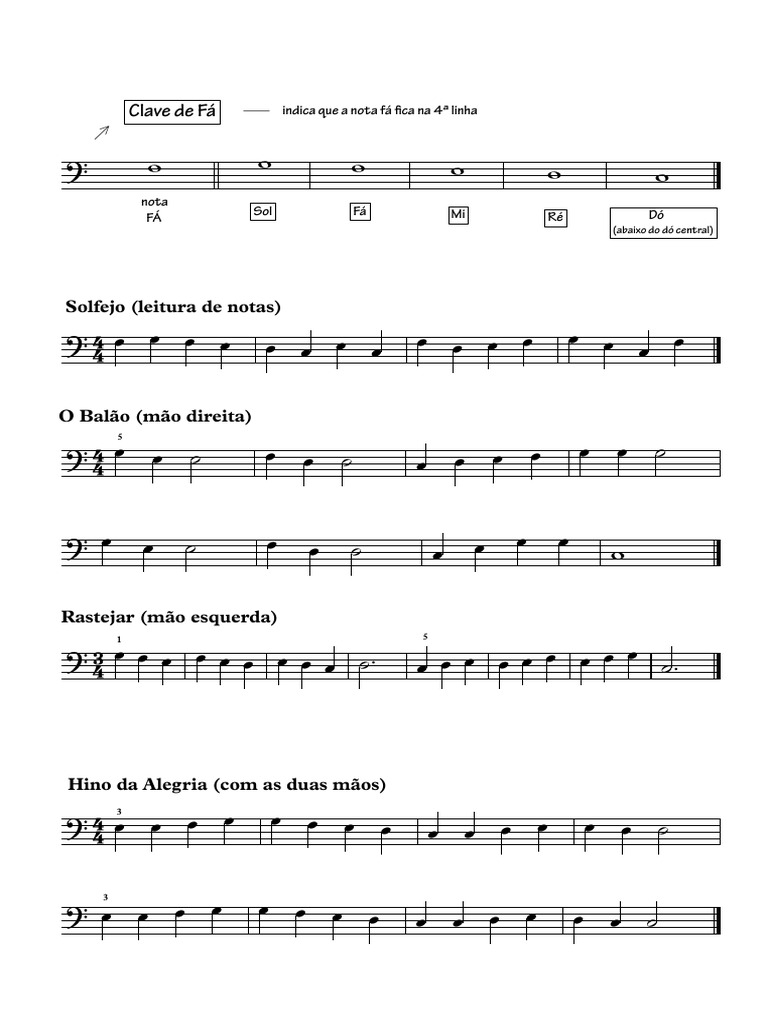 Clave de Fá | PDF