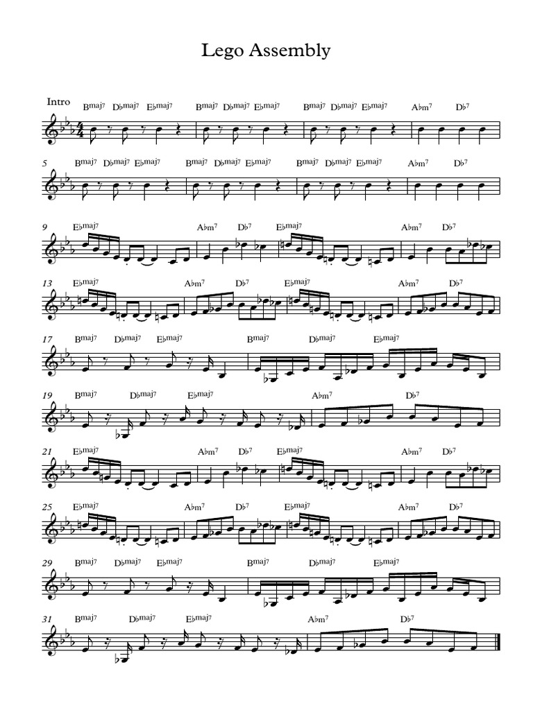 Lego Assembly - Full Score | PDF