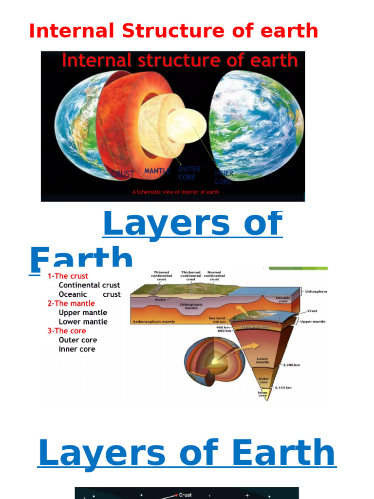 Internal Structure of Earth | PDF | Science & Mathematics