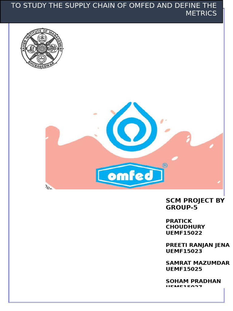 Omfed SCM | PDF