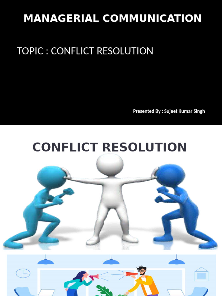 Conflict Resolution | PDF