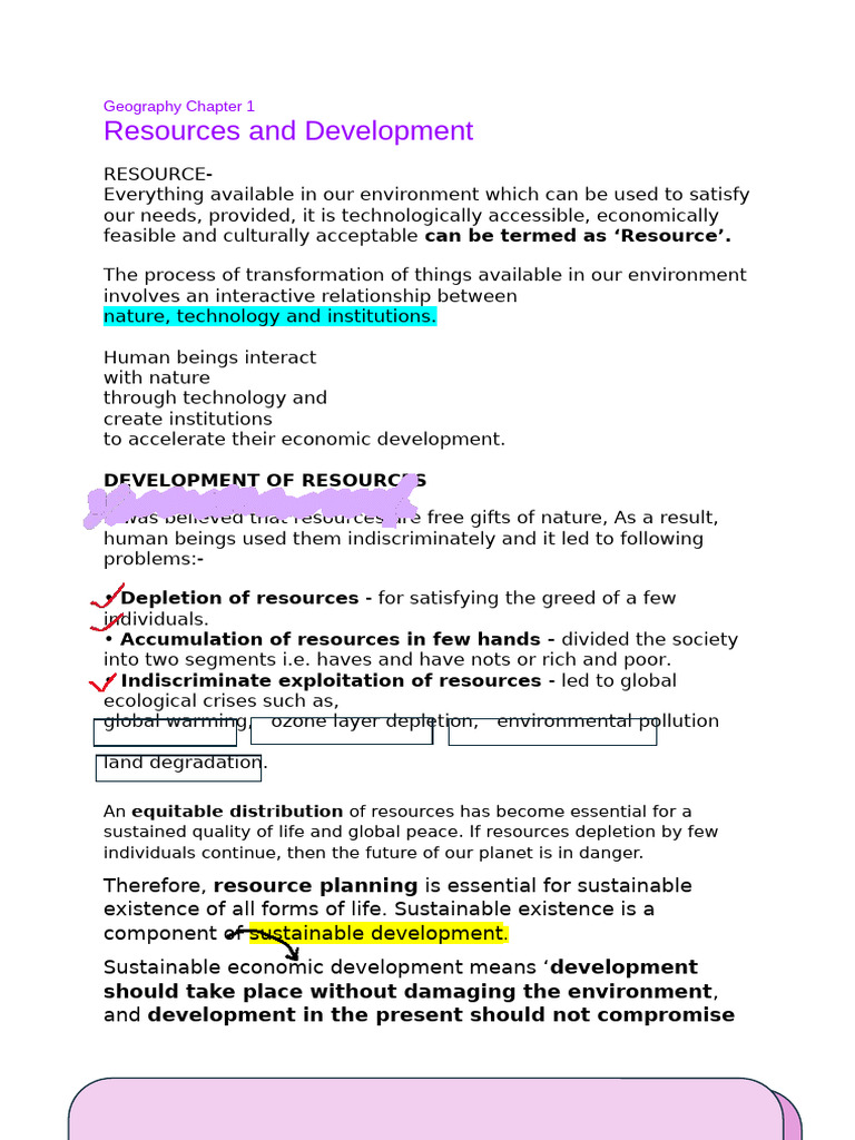 Geography Chapter 1 Notes | PDF