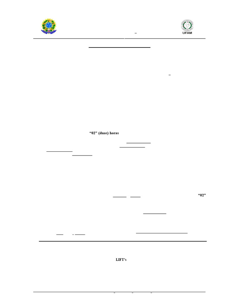 TERMO DE COMPROMISSO DO LIFT II e LIFT III | PDF