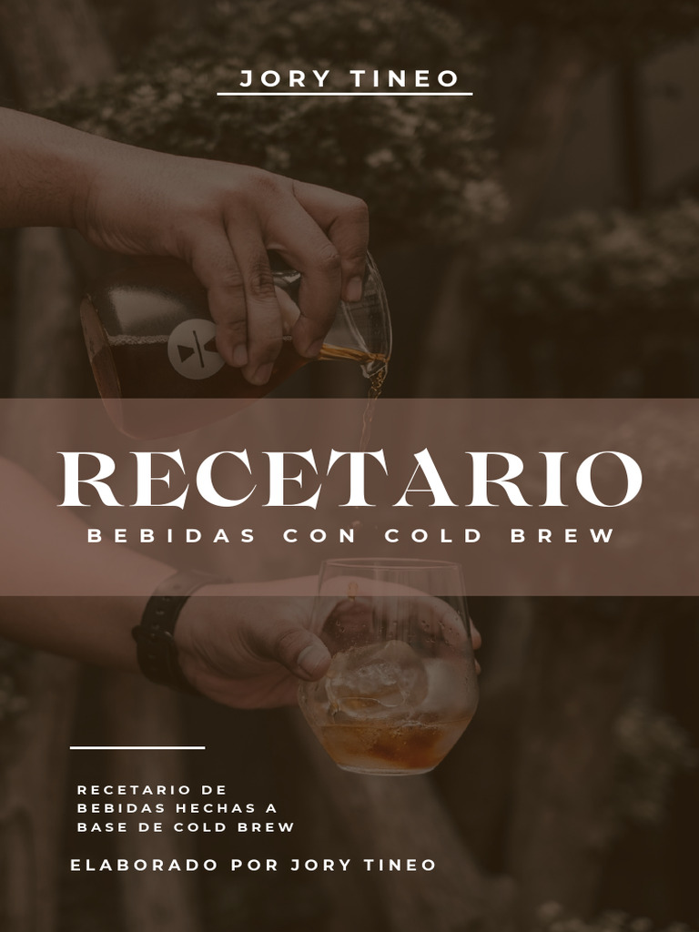 Bebidas Con Cold Brew - Recetario (2) (1) | PDF