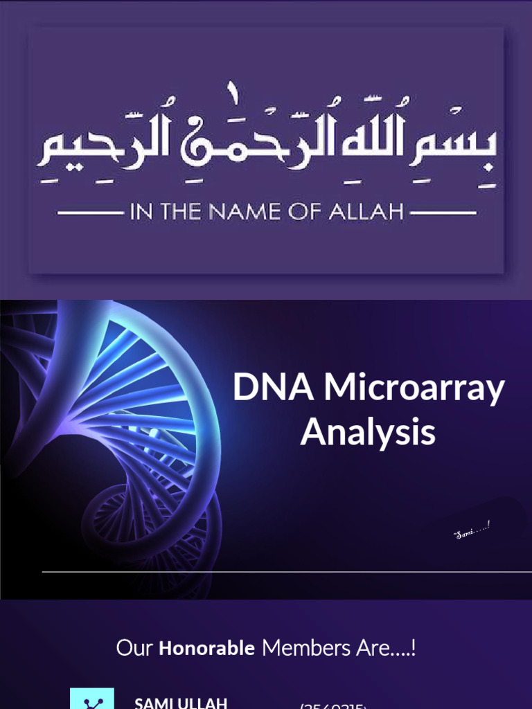 Dna Micro Array | PDF