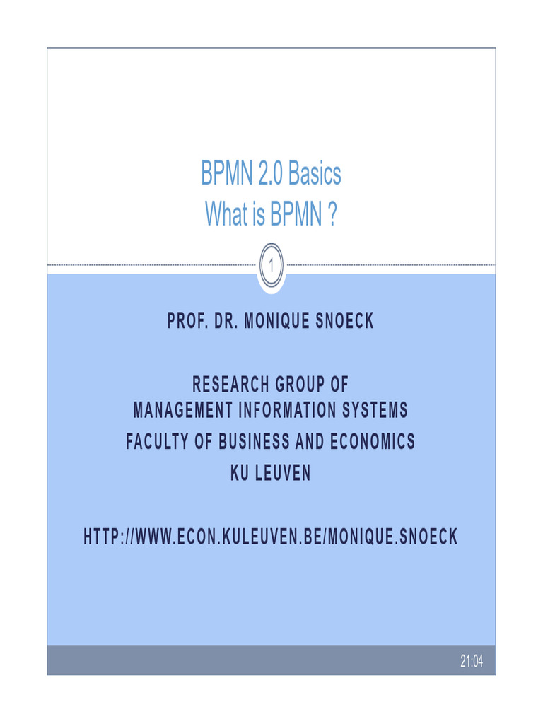 3.3.2 - BPMN - Basics - FullPageSlides 2 | PDF | Computing | Computers