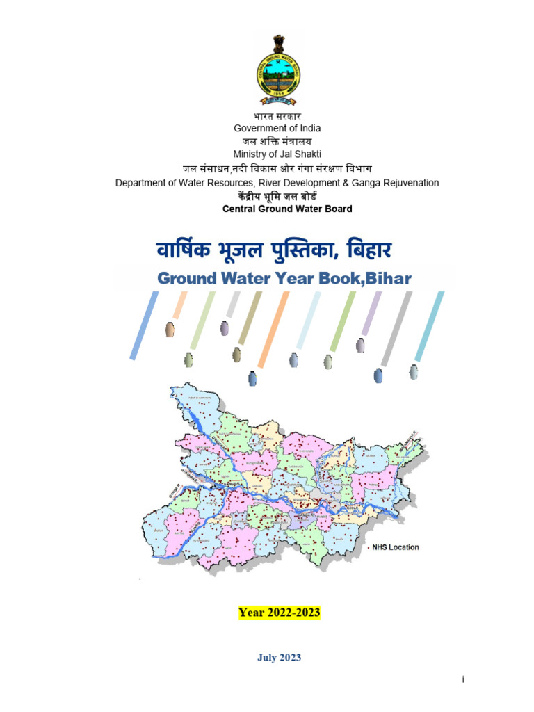Ground Water Year Book, Bihar | PDF