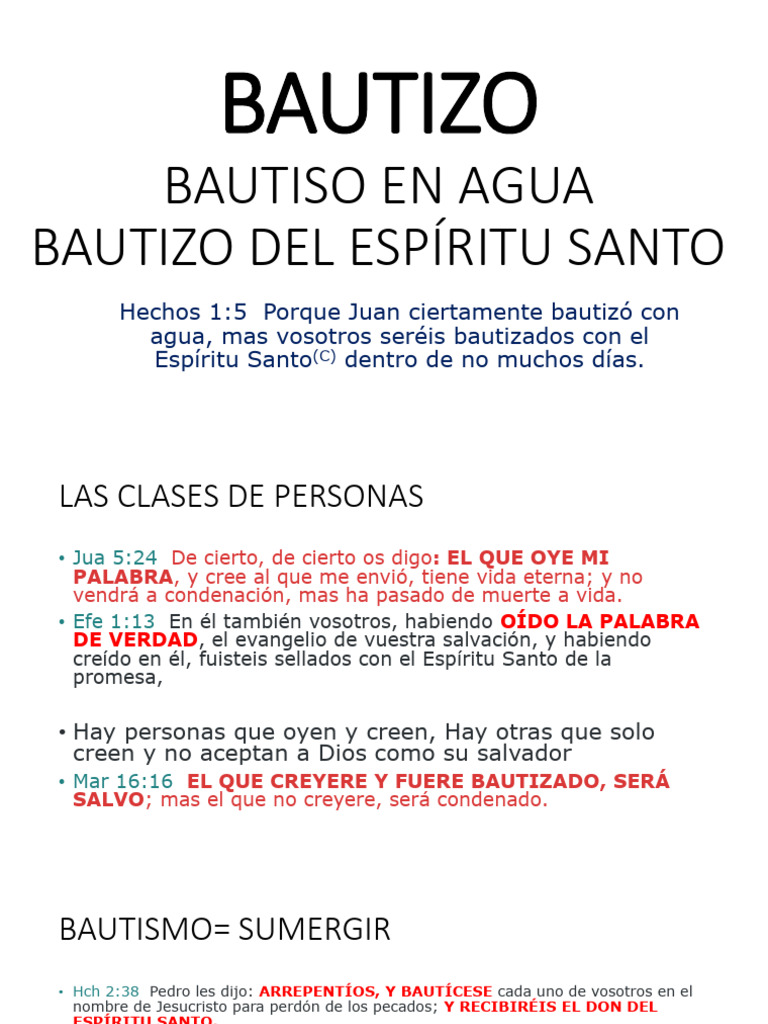 BAUTIZO | PDF