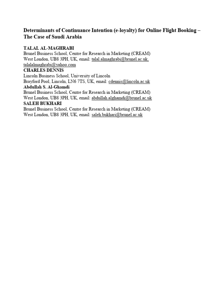 Determinants of Continuance Intention e | PDF