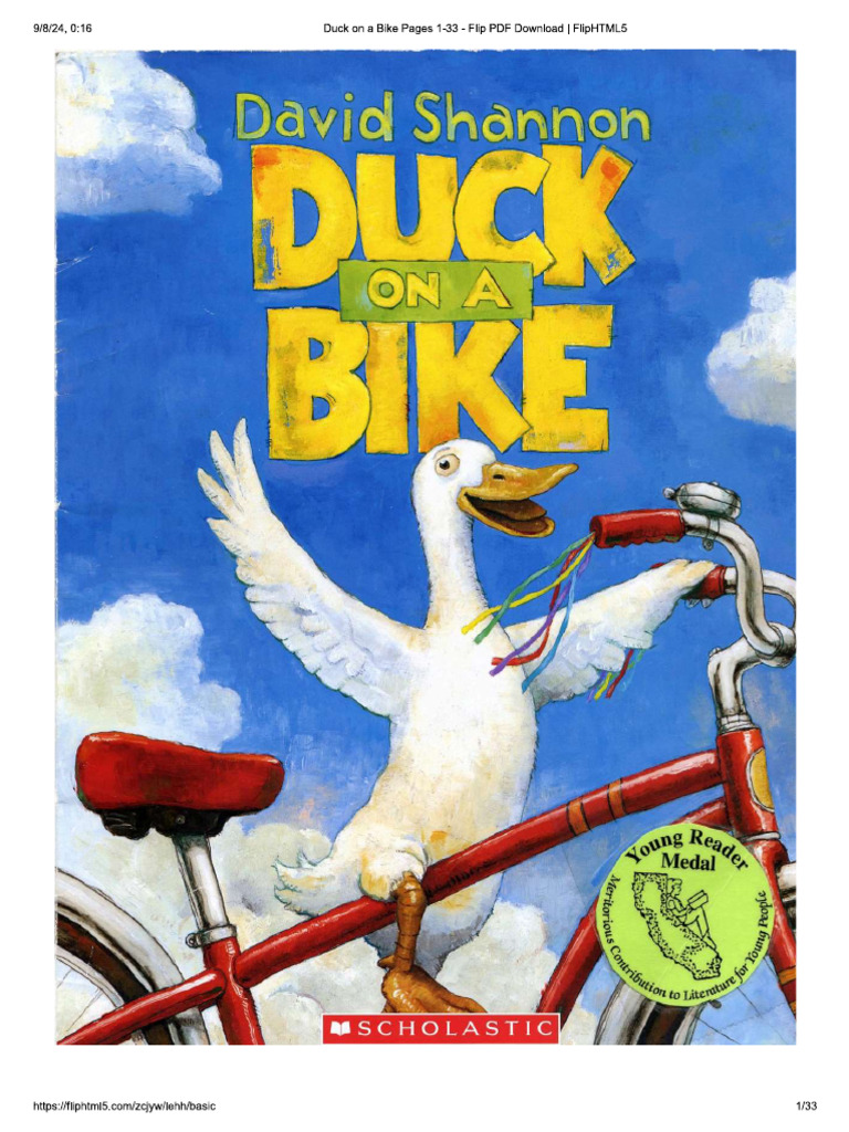 A Duck On A Bike by David Shannon | PDF