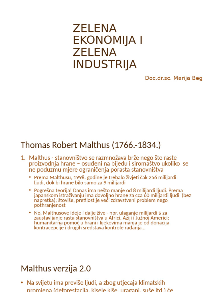 Zelena Ind 2020-2021 - P2 - Zelena Industrija - Ekonomika Energije I Okoliša | PDF