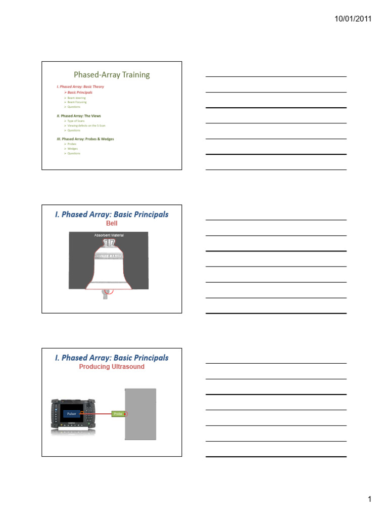 2010 Phased Array Training Part 01 Basic Theory | PDF | Physical ...