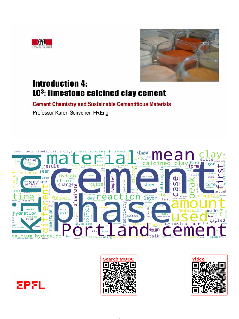 006 - LC3 Limestone Calcined Clay Cement | PDF