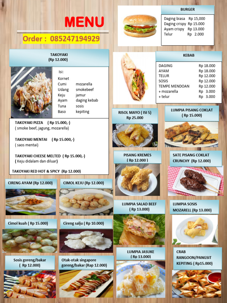 Jajan Menu Pdf Pdf