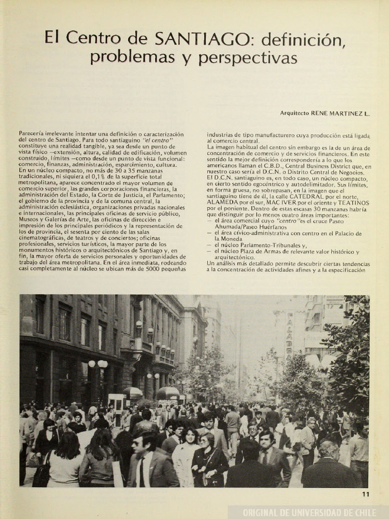 El Centro de SANTIAGO:: Definición | PDF